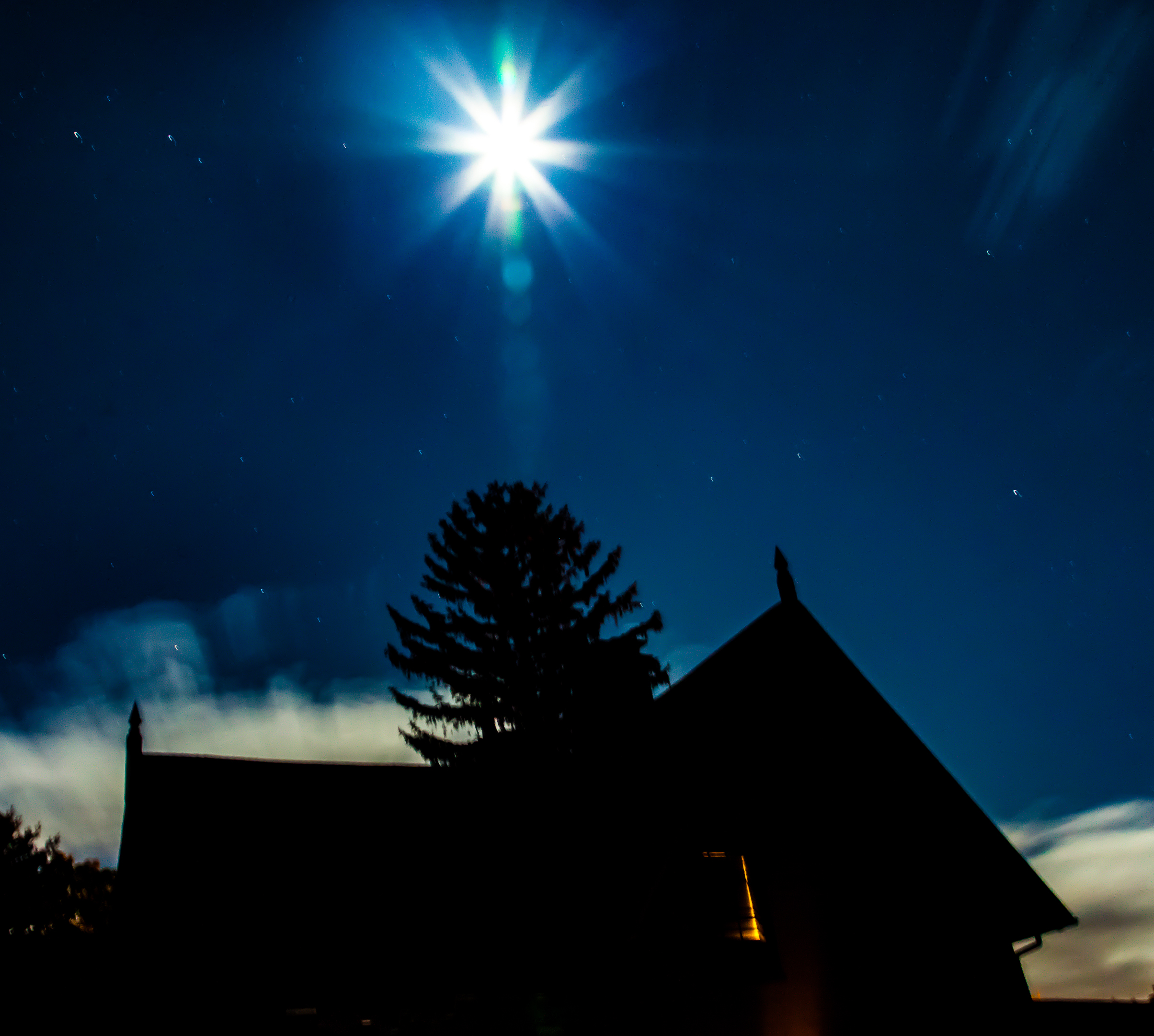 Haunted House at Full Moon | Shutterbug